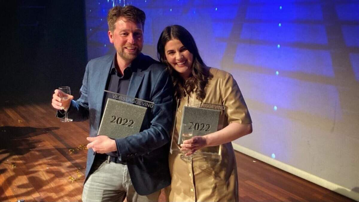 Bas van Sluis en Lyanne Levy van Dagblad van het Noorden winnen Tegel ...