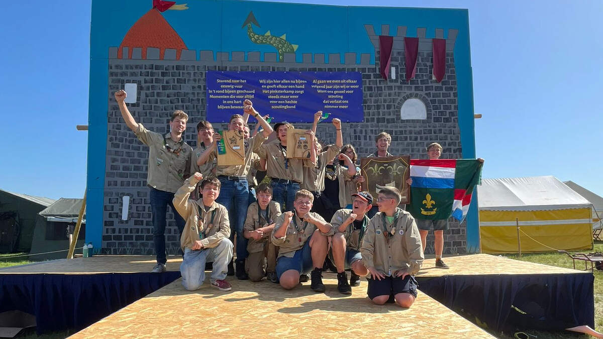 Veendammer scouts winnen Noordelijk Pinksterkamp. Groep mag volgend ...
